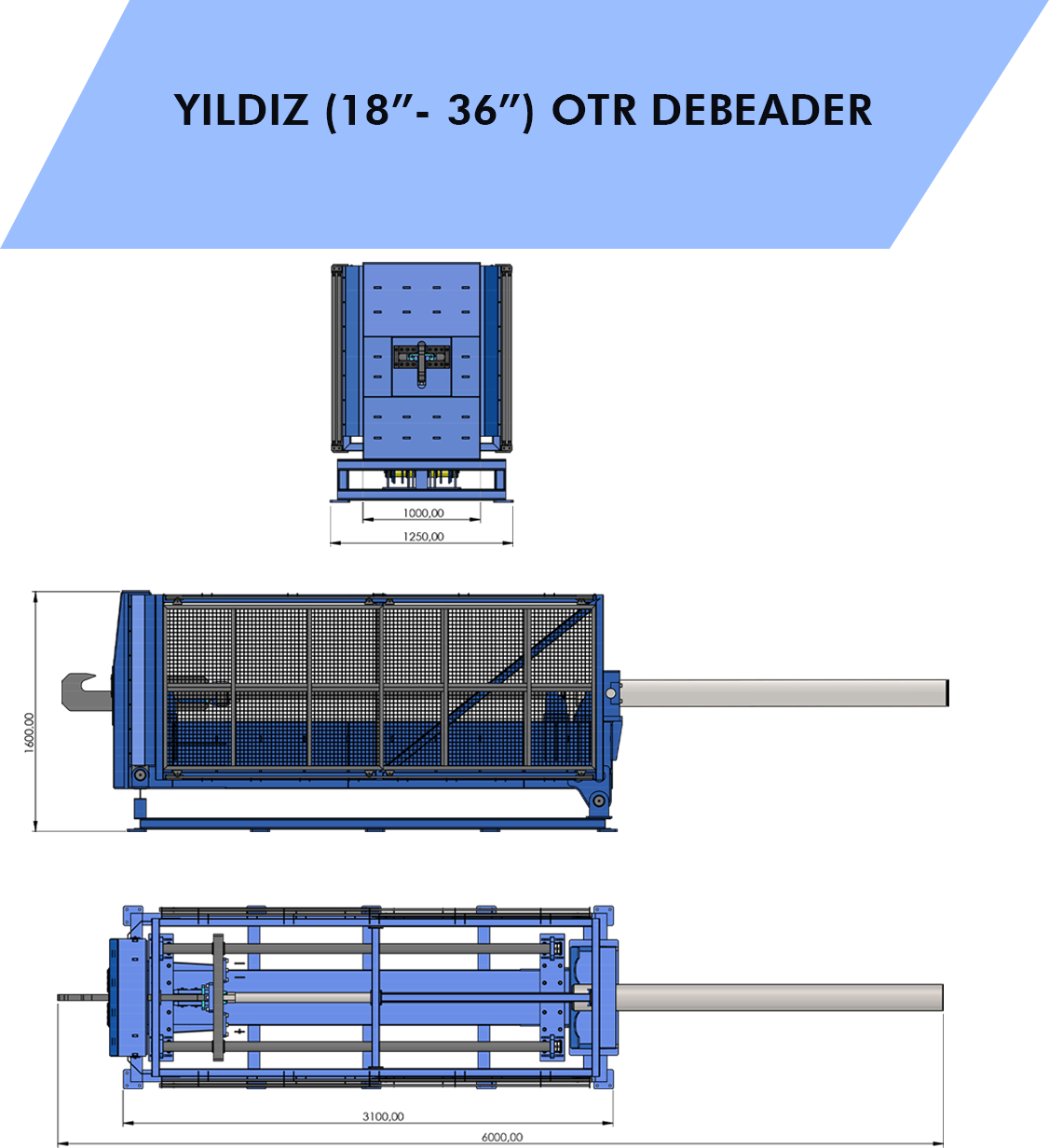 Yıldız OTR (36”- 57”) Debeader – Yıldız Endüstri